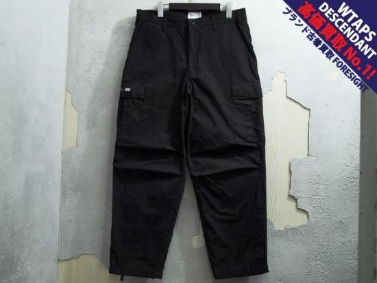 WTAPS ‘JUNGLE STOCK / TROUSERS . COTTON . RIPSTOP’カーゴパンツ ジャングルストック ブラック BLACK ダブルタップス - ブランド古着の ...