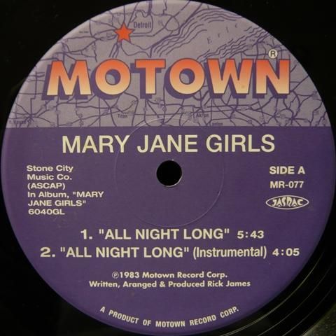 Mary Jane Girls / All Night Long (Re-Issue) - Vinyl Cycle Records