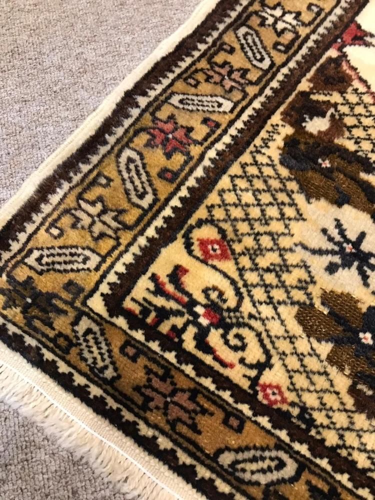 オールド絨毯/トルコ絨毯・ネヴシェヒル・アヴァノス/約170×95cm オールド絨毯/トルコ絨毯・ネヴシェヒル・アヴァノス/約170×95cm
