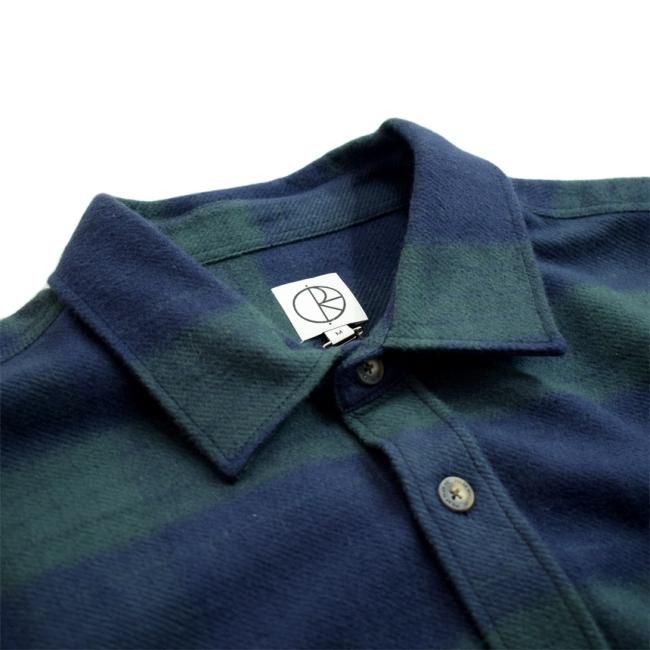 POLAR MIKE FLANNEL SHIRT / NAVY/TEAL (ポーラー フランネル POLAR MIKE FLANNEL SHIRT / NAVY/TEAL (ポーラー フランネル