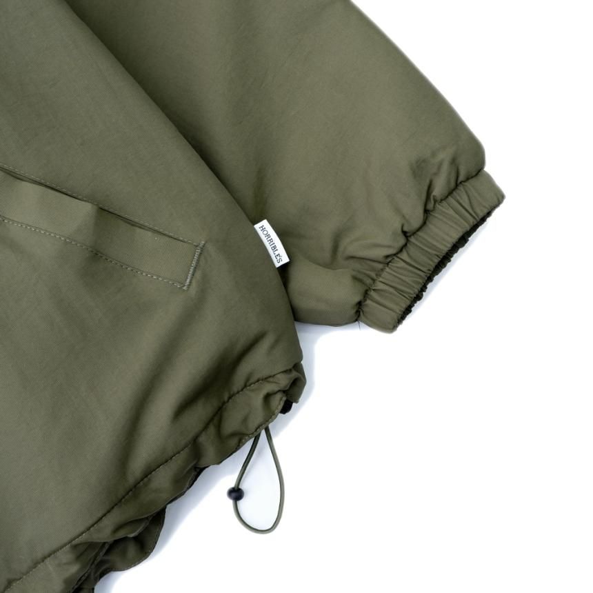 HORRIBLE'S NOME REVERSIBLE NYLON BOA FLEECE JACKET / OLIVE HORRIBLE'S NOME REVERSIBLE NYLON BOA FLEECE JACKET / OLIVE