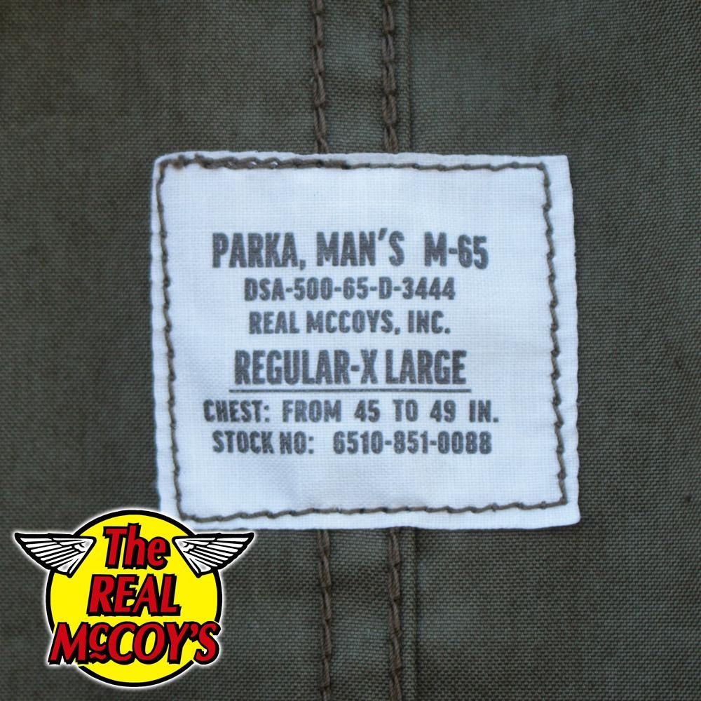 The REAL McCOY'S MJ21111 PARKA, MAN'S M-65 The REAL McCOY'S MJ21111 PARKA, MAN'S M-65