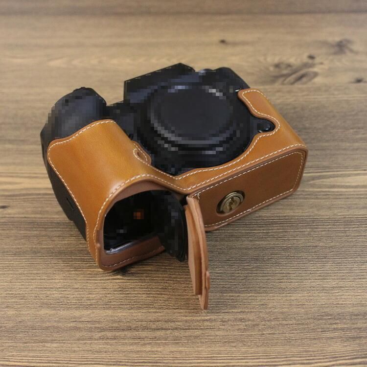 FUJIFILM X-H2S ケース PUレザーハーフケース ハーフカバー 保護 FUJIFILM X-H2S ケース PUレザーハーフケース ハーフカバー 保護