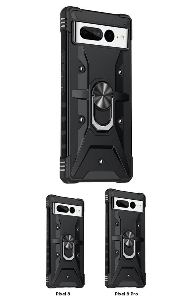 Pixel8 耐衝撃 ケース Pixel8 Pro カバー 一体型リング付き Pixel8 耐衝撃 ケース Pixel8 Pro カバー 一体型リング付き