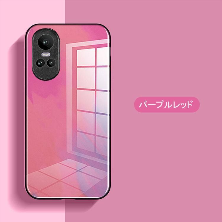 Reno10 Pro 5G ケース/カバー カバー 背面強化ガラス Reno10 Pro 5G ケース/カバー カバー 背面強化ガラス