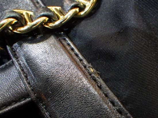 VINTAGE PRADA ヴィンテージ プラダ ゴールドチェーン ナイロン VINTAGE PRADA ヴィンテージ プラダ ゴールドチェーン ナイロン